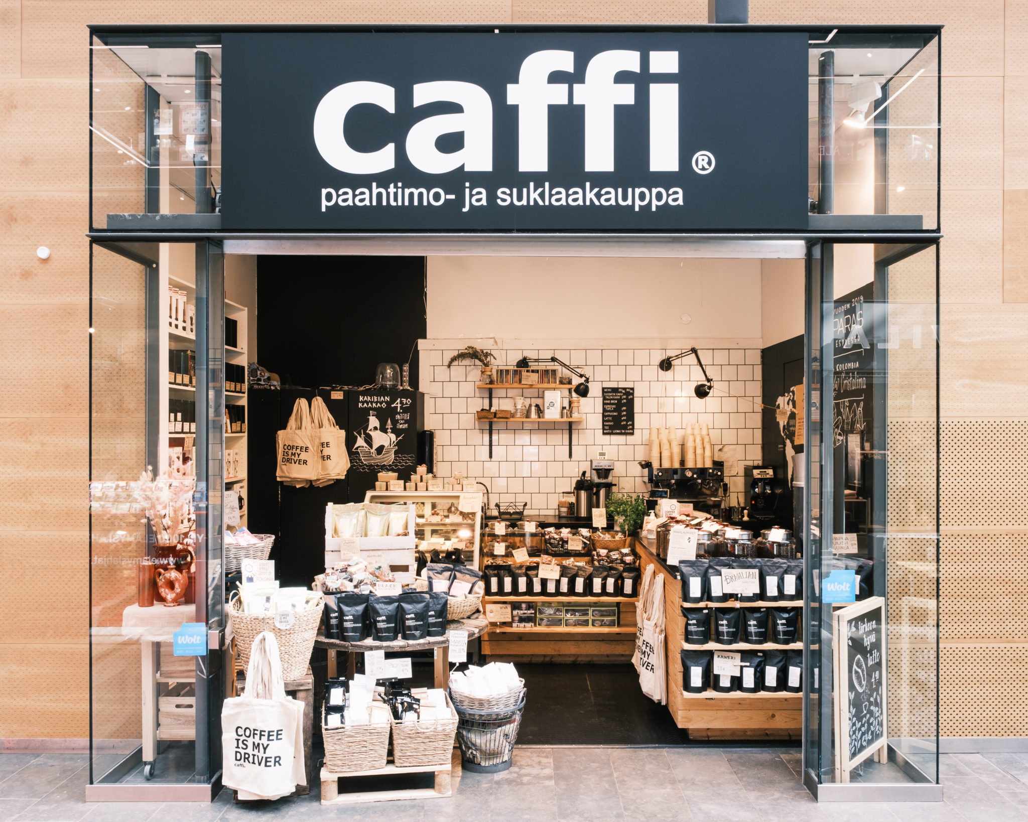 Caffi myymälät - Pienpaahtimo kahvia - Caffi